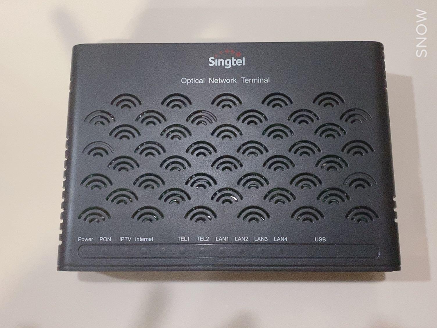Singtel Optical Network Terminal, Computers & Tech, Parts & Accessories ...