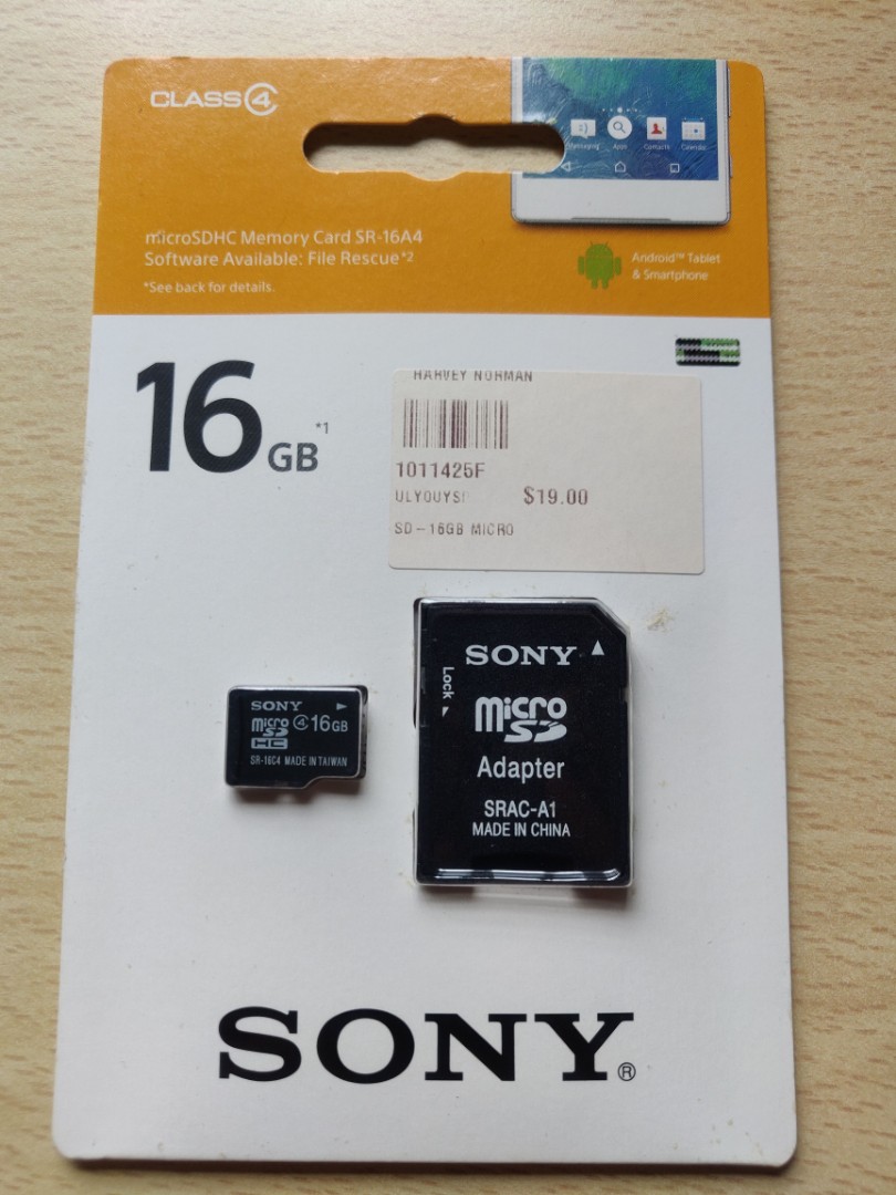 Sony microSD Card, Computers & Tech, Parts & Accessories, Other ...