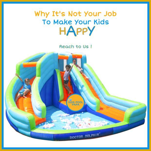 Soopa Doopa Kids Water Slide Rent Sewa Inflatable KL, Babies & Kids ...