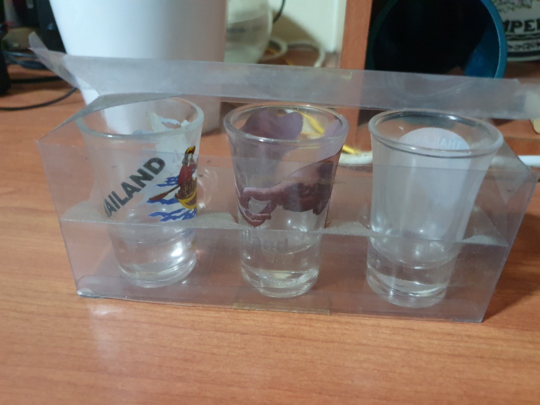 Thailand Shot Glass, Furniture & Home Living, Kitchenware & Tableware ...