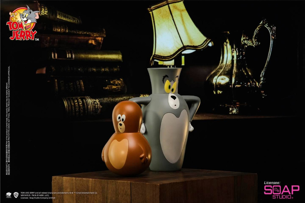 Tom and Jerry - Vase Tom and Roly-poly Jerry Figure (PREORDER), Hobbies ...