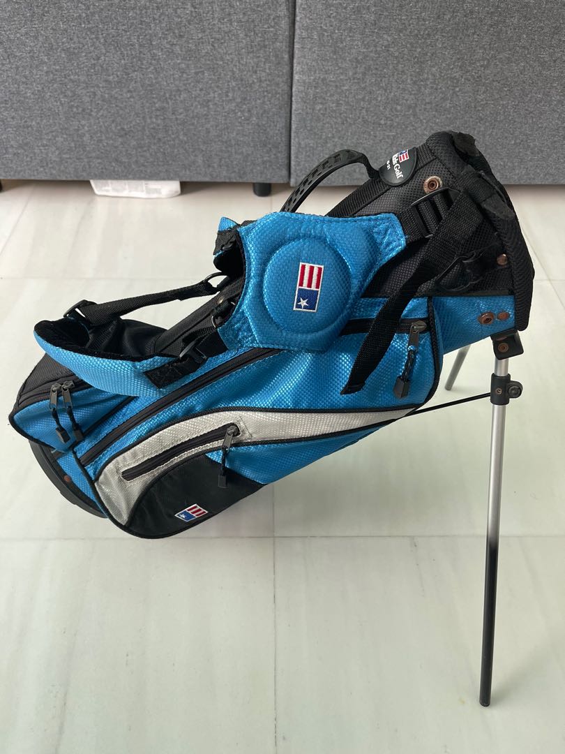 US Kids 45 blue golf bag, Sports Equipment, Sports & Games, Golf on ...