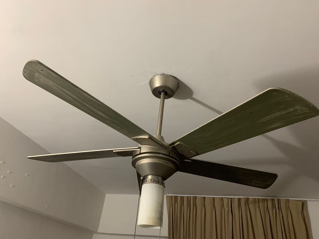 used ceiling Fan with light, Furniture & Home Living, Lighting & Fans ...