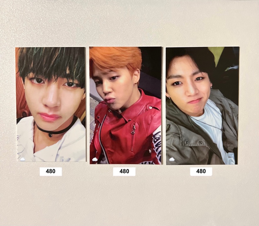 V, Jimin, Jungkook HYYH pt. 2 pcs, Hobbies & Toys, Memorabilia ...