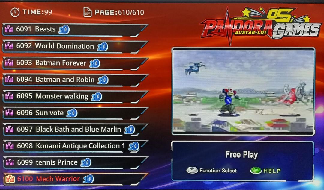 Video Game Console Pandora 13 Austar TV Gaming Console latest 2022 ...