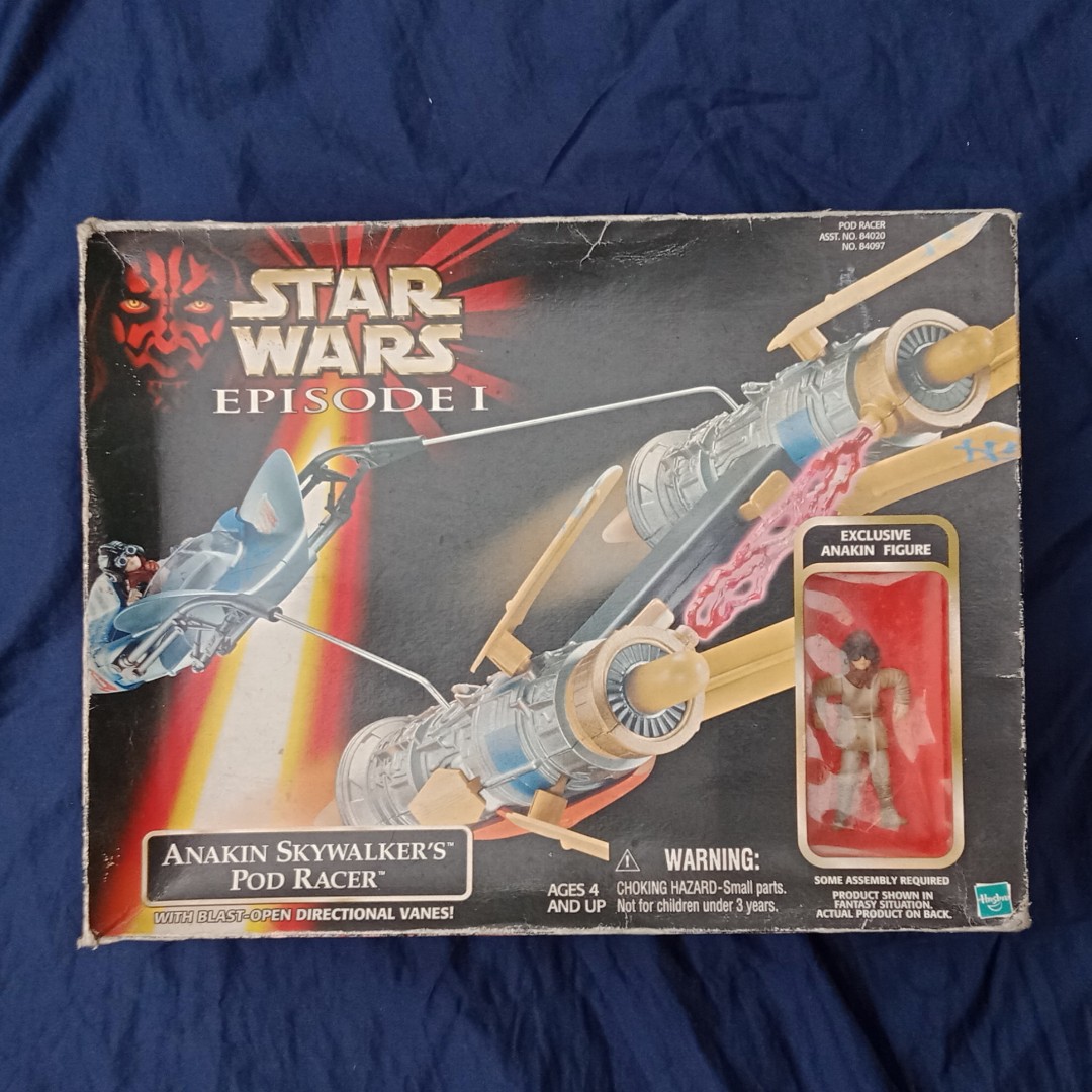 Vintage 1999 Star Wars Episode I Anakin Skywalker Pod Racer (Hasbro ...