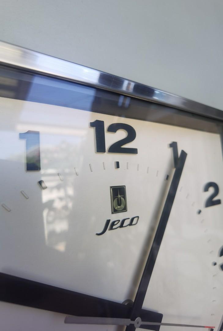 Vintage JECO wall clock, Furniture & Home Living, Home Decor, Clocks on ...
