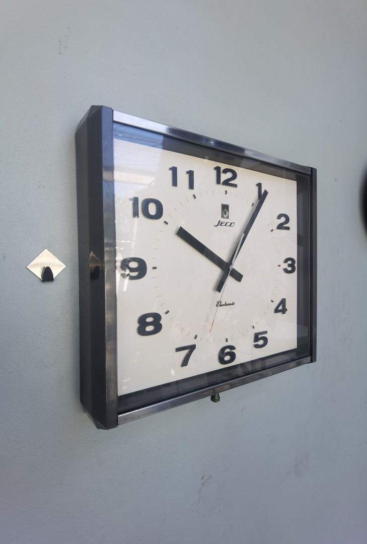 Vintage JECO wall clock, Furniture & Home Living, Home Decor, Clocks on ...