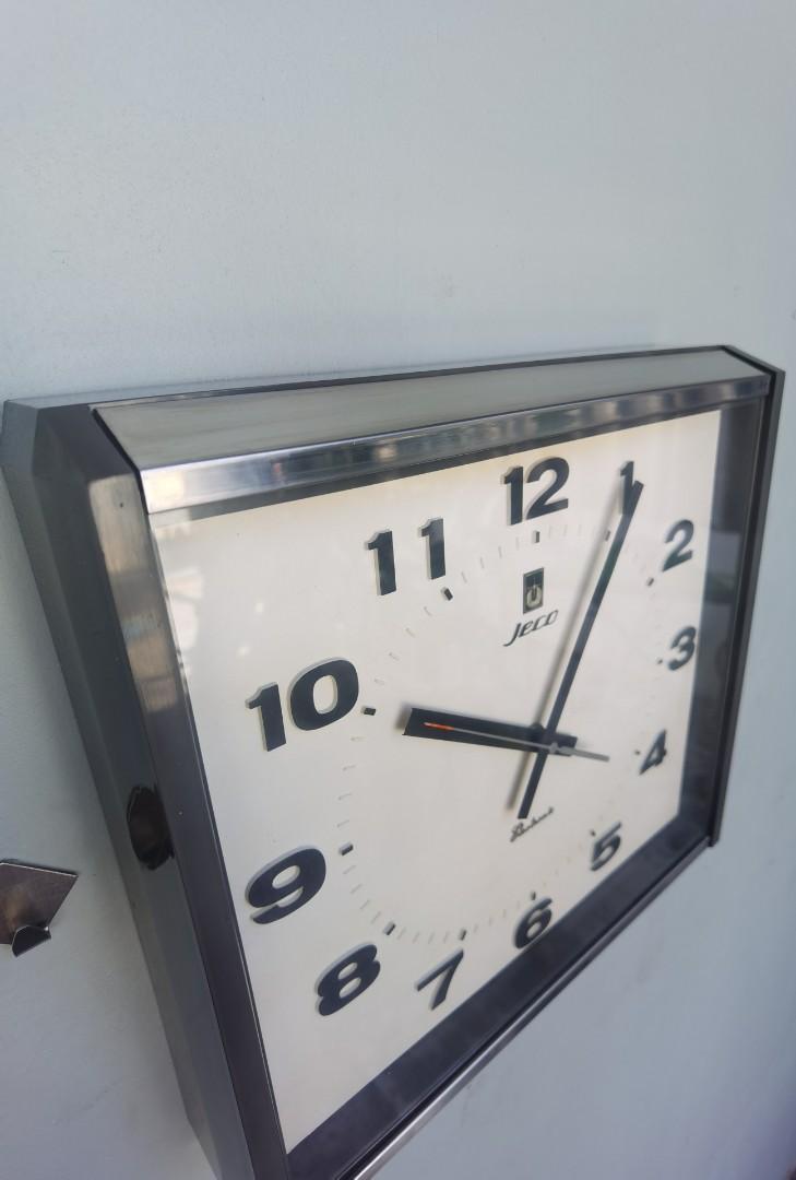 Vintage JECO wall clock, Furniture & Home Living, Home Decor, Clocks on ...