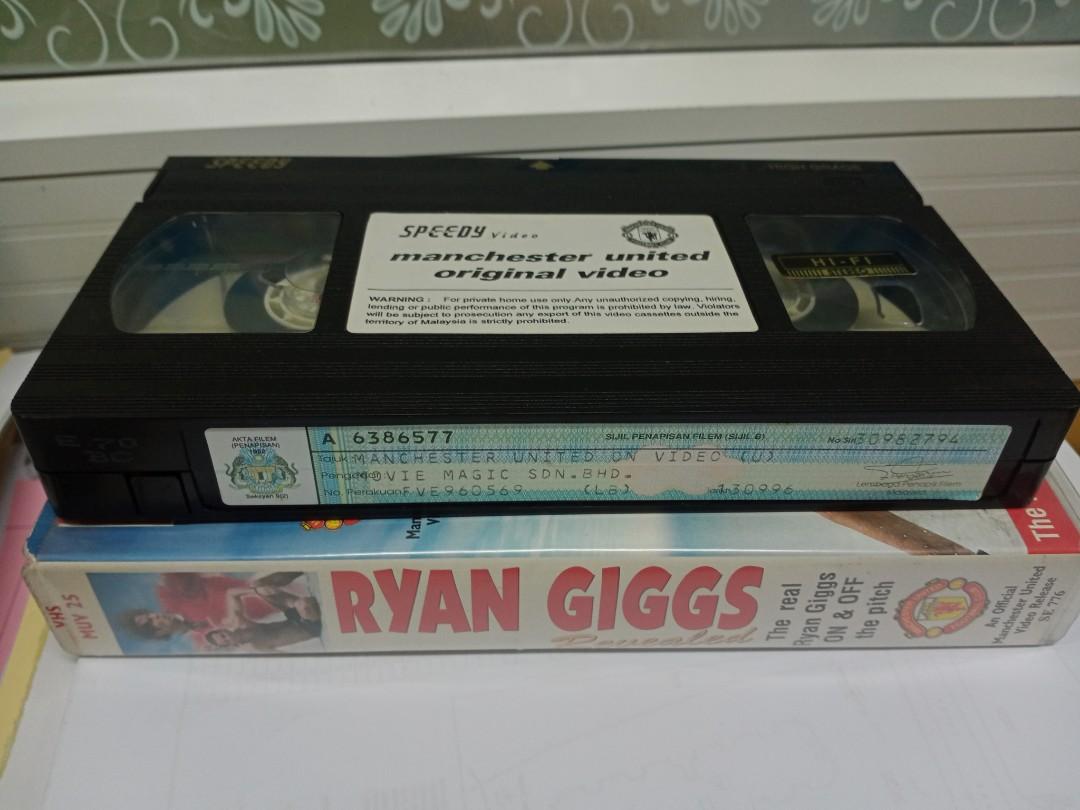 vintage VHS tape lama MU Manchester United ryan giggs, Hobbies & Toys ...