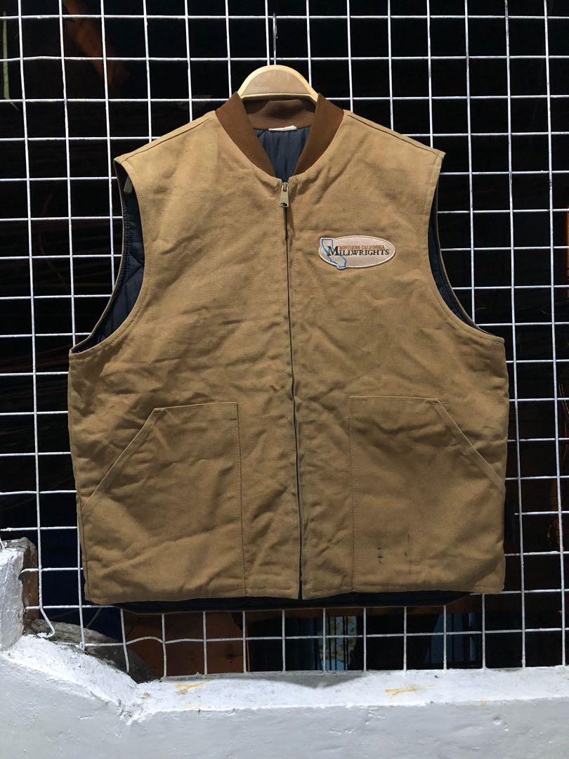 Vintage Workwear Vest (Made in USA), Men's Fashion, Coats, Jackets and Outerwear on Carousell