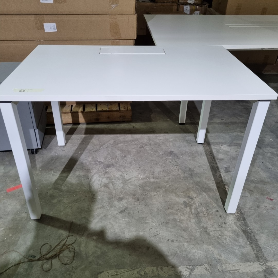 White Office Desk 1200x800, Furniture & Home Living, Furniture, Tables ...