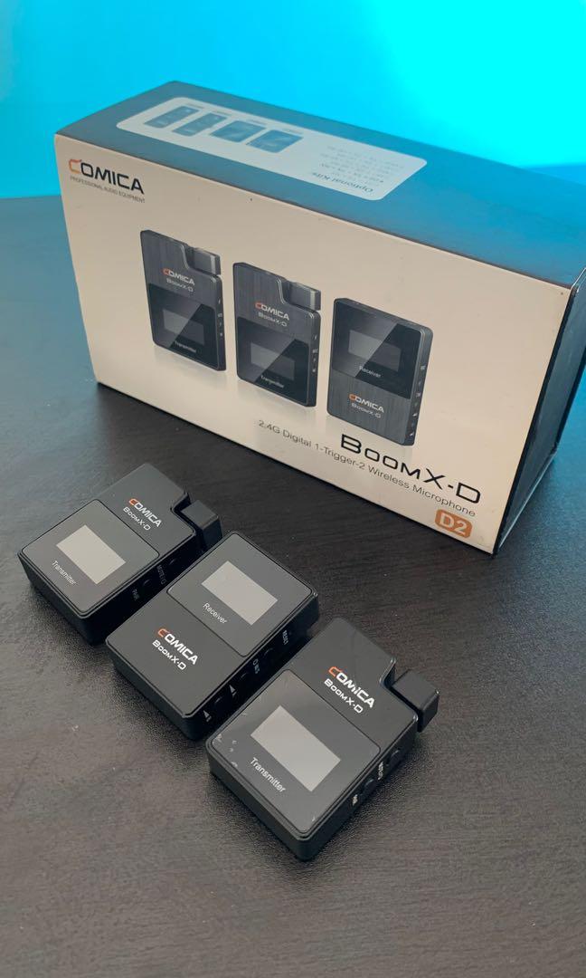 Comica Boom X-D2 - Wireless Lavalier Microphone, Audio, Microphones on ...