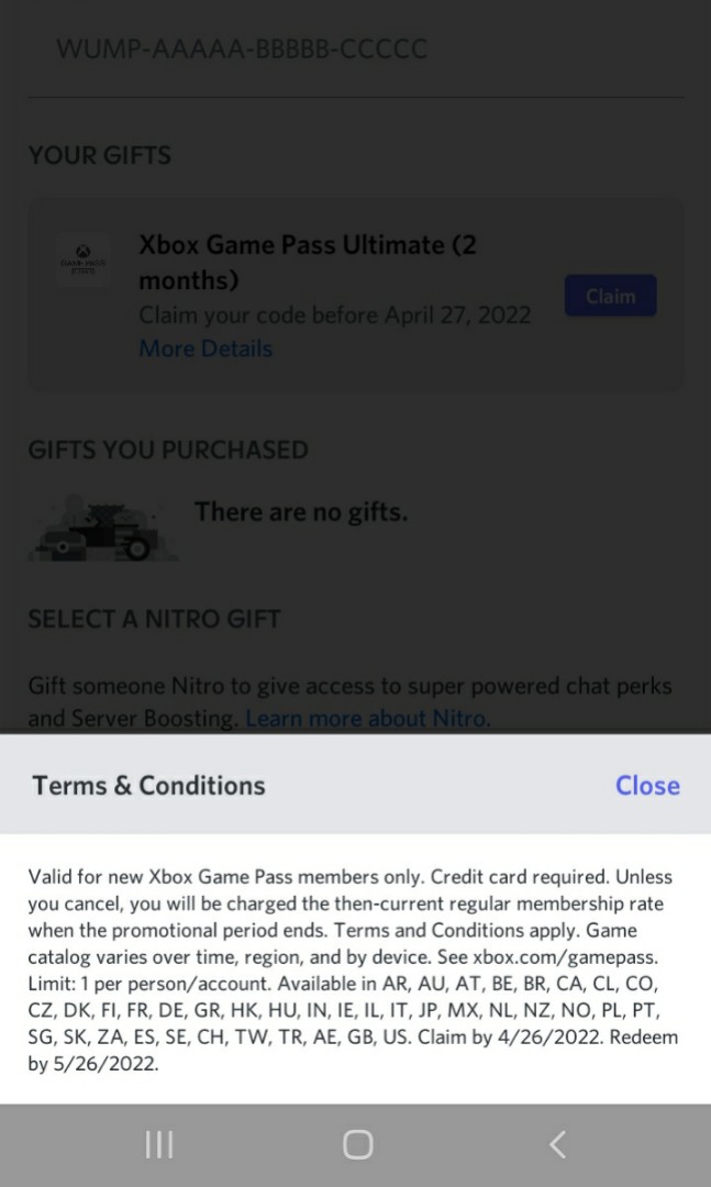 XBOX GAME PASS ULTIMATE 2 MONTHS, Video Gaming, Video Game Consoles ...
