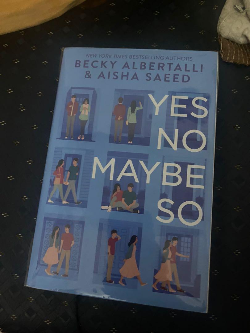 Yes No Maybe So By Becky Albertalli & Aisha Saeed, Hobbies & Toys ...