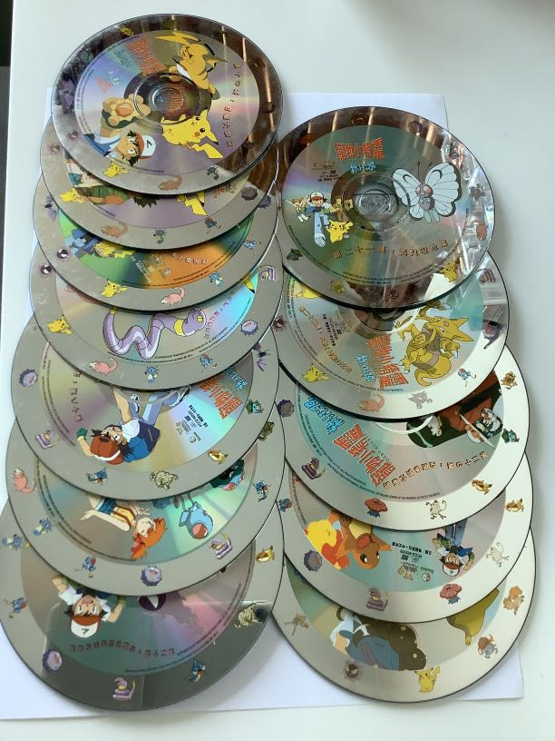 (1998年 粵日配音 絕版) 寵物小精靈 pokemon pocket monsters VCD 光碟 第14集-第26集 共13隻 羚邦 ...