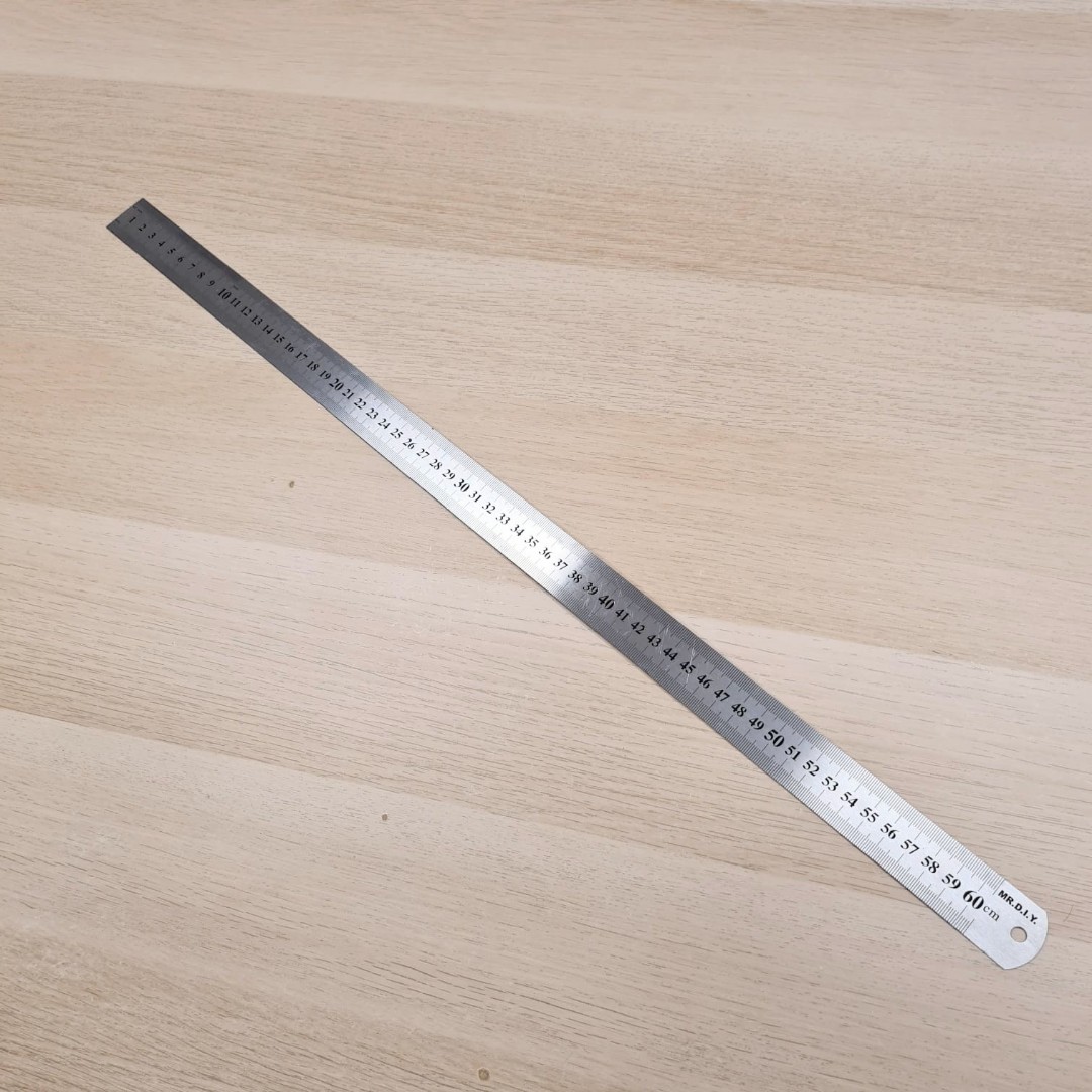 60cm Metal Ruler, Hobbies & Toys, Stationery & Craft, Craft Supplies ...