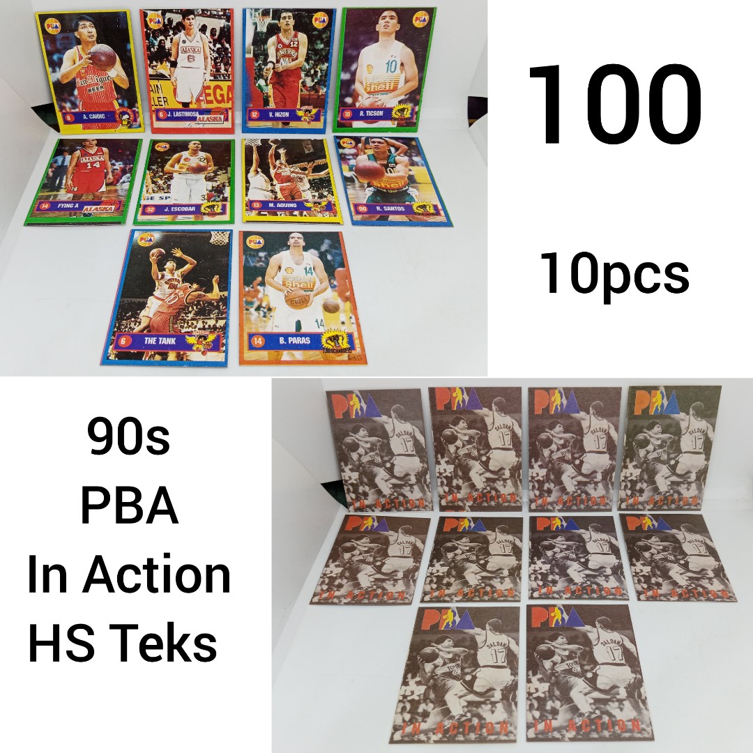 90s PBA & NBA HS Teks, Hobbies & Toys, Memorabilia & Collectibles ...
