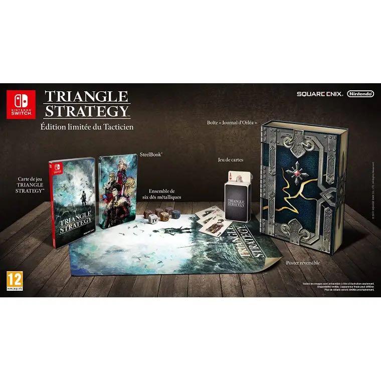 《居家抗疫必備》全新 Switch NS遊戲 三角戰略 豪華版 Triangle Strategy [Tactician‘s Limited Edition] 歐版中英日文版 限量版 ...