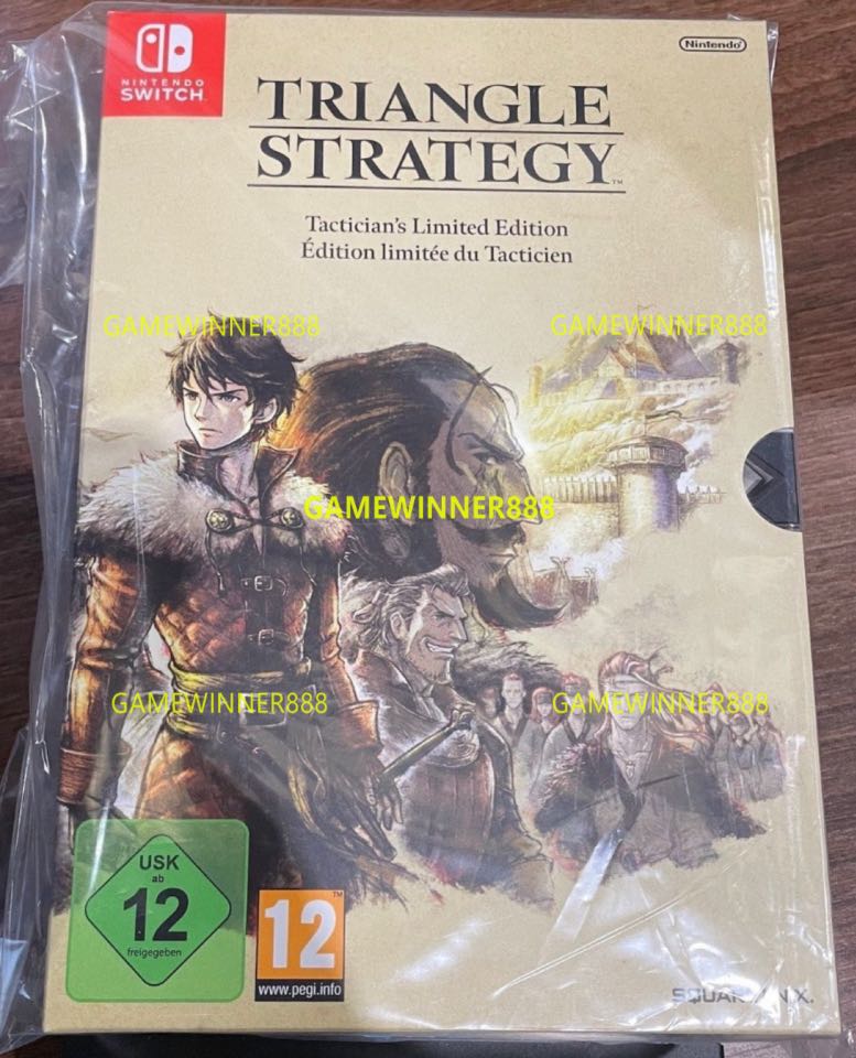《居家抗疫必備》全新 Switch NS遊戲 三角戰略 豪華版 Triangle Strategy [Tactician‘s Limited Edition] 歐版中英日文版 限量版 ...
