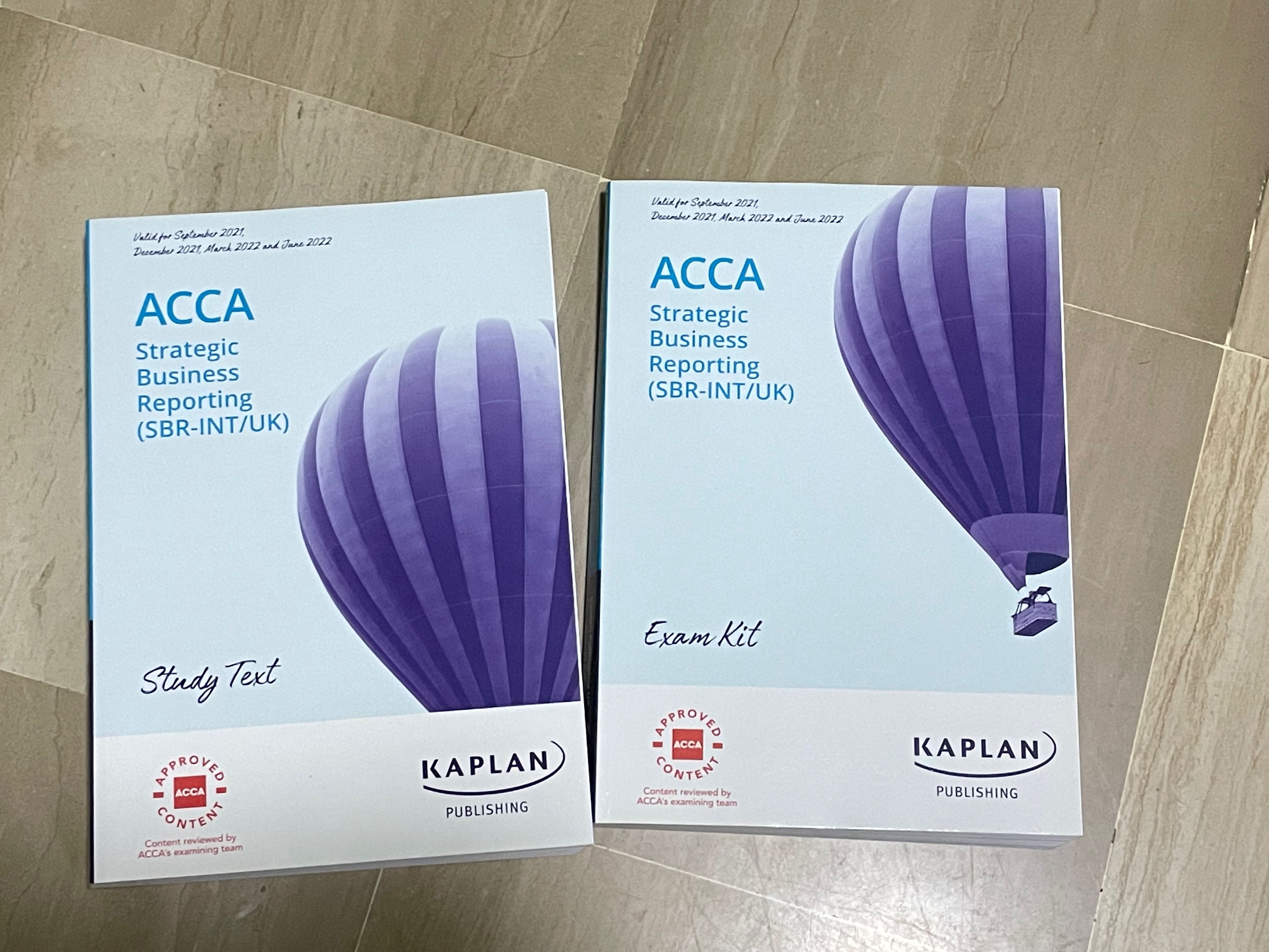 ACCA SBR Kaplan Textbook + exam kit, Hobbies & Toys, Books & Magazines ...