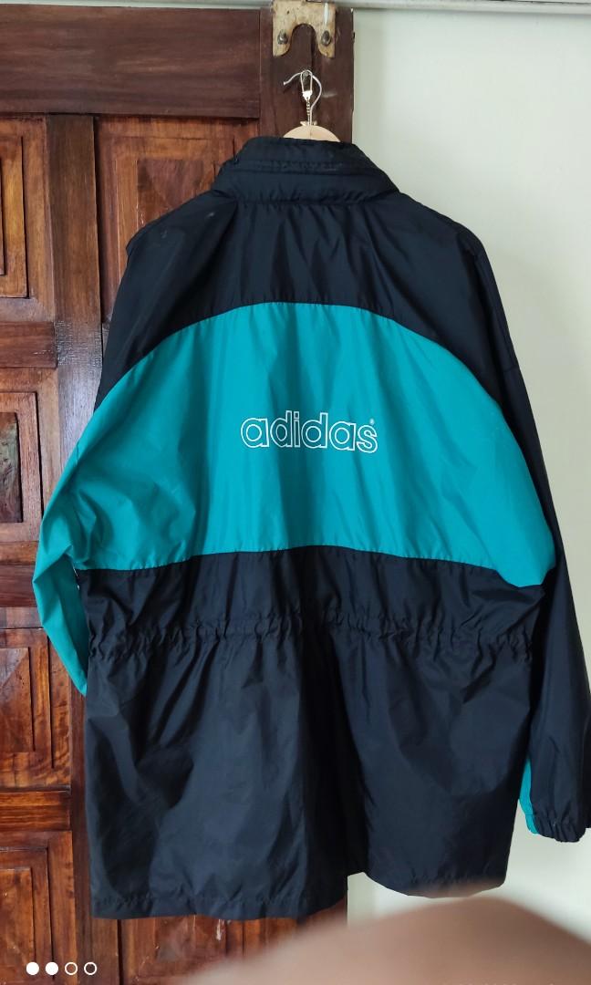 Adidas Windbreaker vintage parka type, Men's Fashion, Coats, Jackets ...