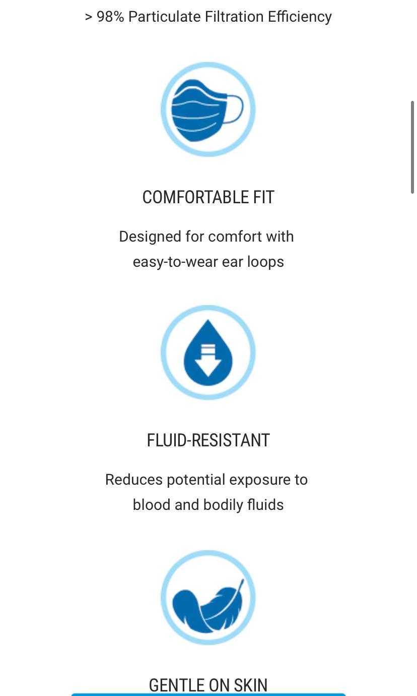 AirPlus Surgical Mask, Health & Nutrition, Face Masks & Face Shields on ...