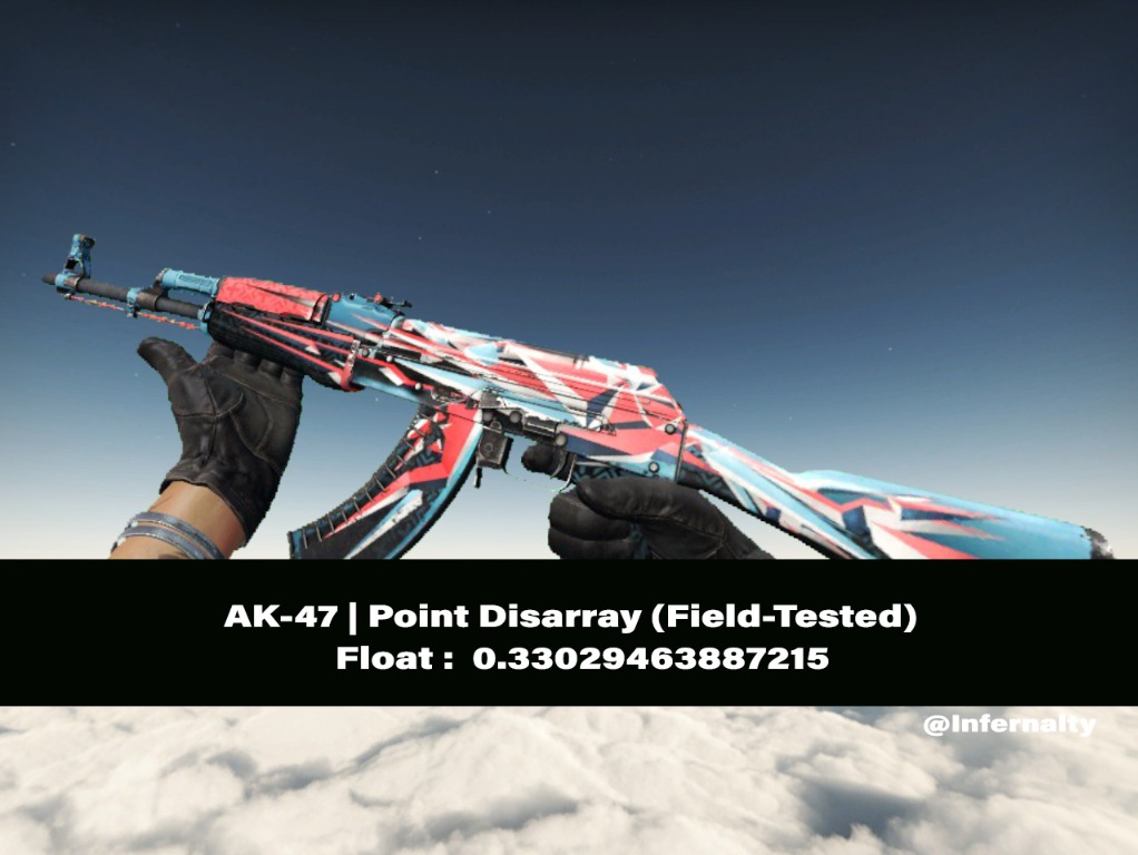 AK-47 Point Disarray FT CSGO SKINS KNIVES, Video Gaming, Gaming ...