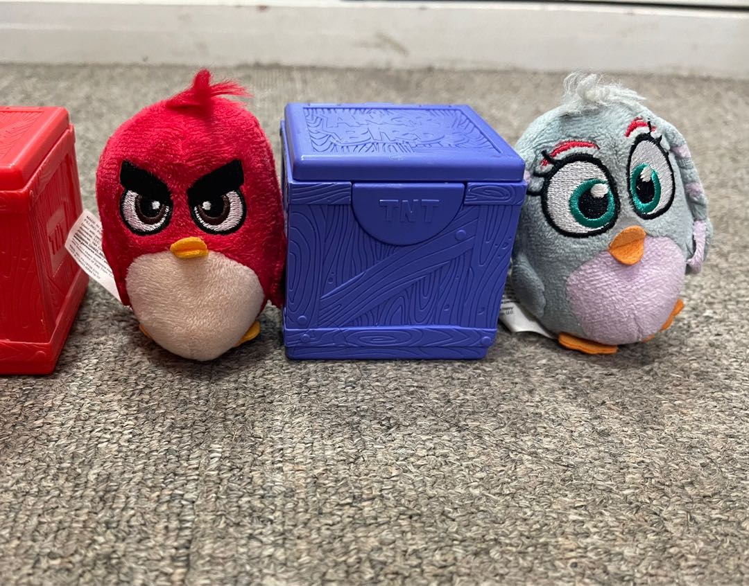 Angry Birds small plushies, Hobbies & Toys, Toys & Games on Carousell