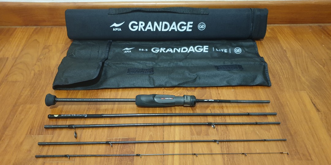 Apia Grandage Lite 68/5 Travel rod, Sports Equipment, Fishing on Carousell