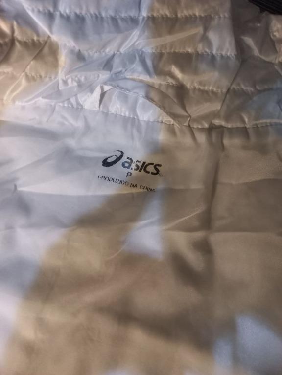 Asics White puffer jacket, Men's Fashion, Coats, Jackets and Outerwear ...