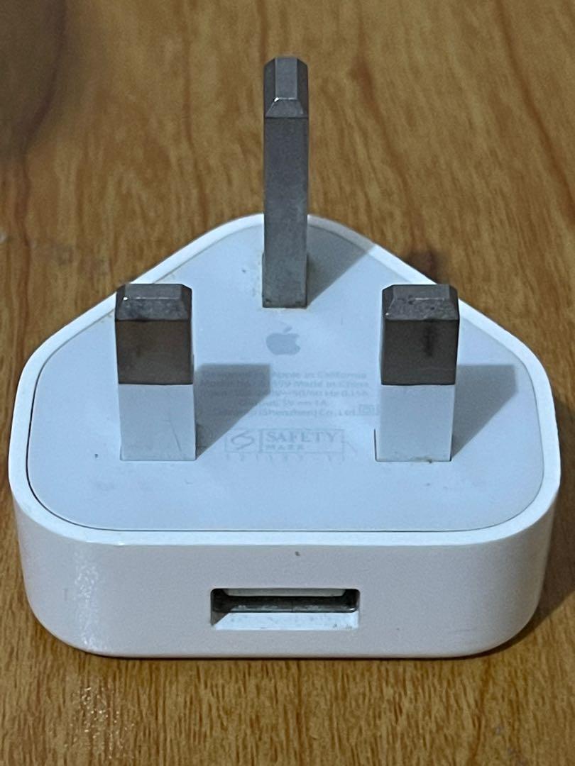 Authentic Apple 5W Power brick (UK three pin), Mobile Phones & Gadgets ...