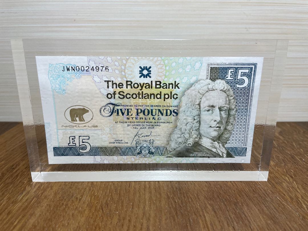 Banknote Display on The Royal Bank of Scotland, Hobbies & Toys ...