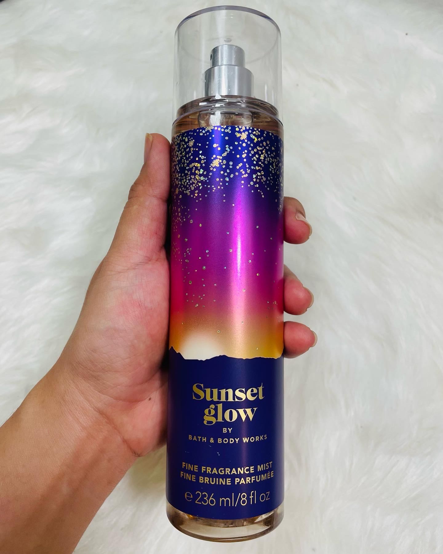 Bath and Body Works Sunset Glow Mist, Beauty & Personal Care, Bath ...