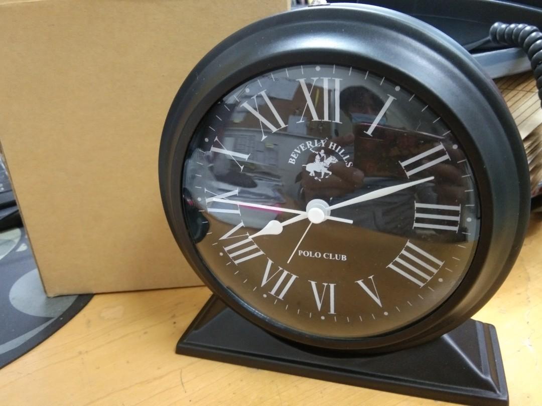 Beverly hills polo club analog alarm clock orinal price 900, Furniture ...