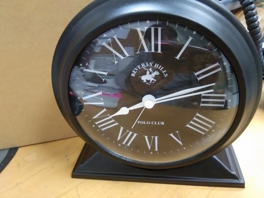 Beverly hills polo club analog alarm clock orinal price 900, Furniture ...