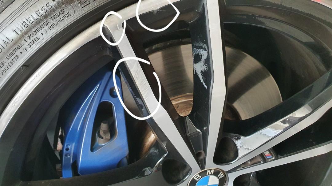 Original BMW M Alloy 791M 19" wheels rims w/ tyres, Car Accessories ...