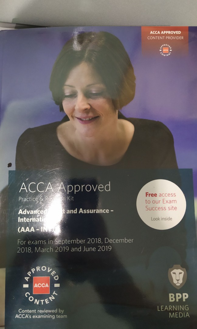 BPP ACCA Practice Revision Kit Professional Level Paper P7 Advanced ...