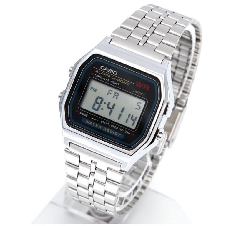 CASIO Digital watch Vintage A159 series A159WA-N1 , 男裝, 手錶及配件, 手錶 ...