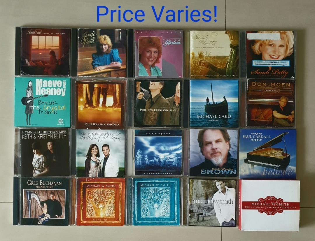 Christianity CDs, Quiet Hearts,Sandy Patty,Maeve Louise Heaney,Phillps ...