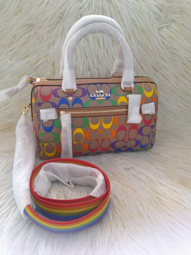 Coach Rowan Rainbow Limited Edition In Signature Canvas, Luxury, Bags ...