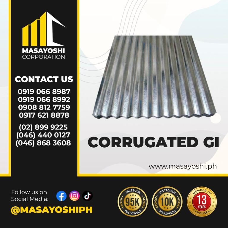 Corrugated G I Roofing Yero Roof Sheet GI Corrugated 