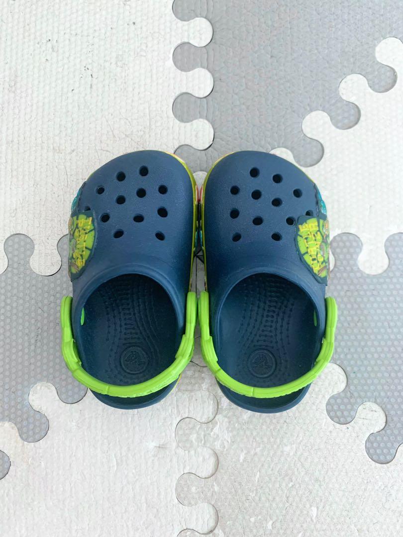 Crocs (Ninja Turtles), Babies & Kids, Babies & Kids Fashion on Carousell