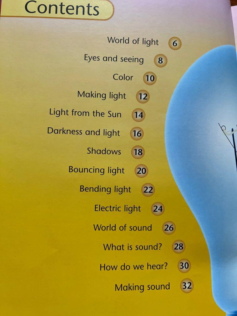 Discover science: Light and sound, Hobbies & Toys, Books & Magazines ...