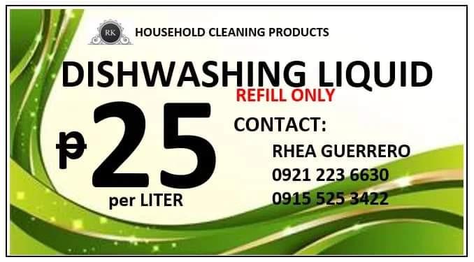 DISHWASHING LIQUID for REFILL, Furniture & Home Living, Cleaning ...