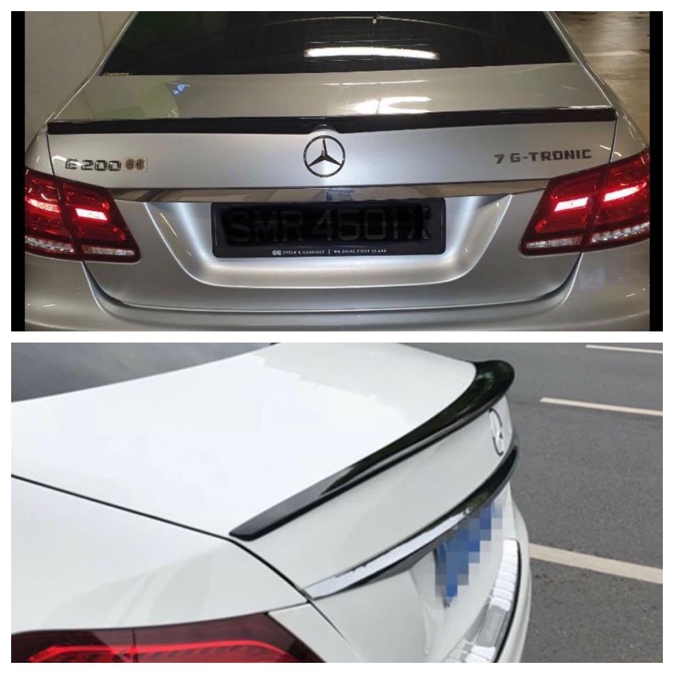E250 W212 boot lip / spoiler, Car Accessories, Accessories on Carousell