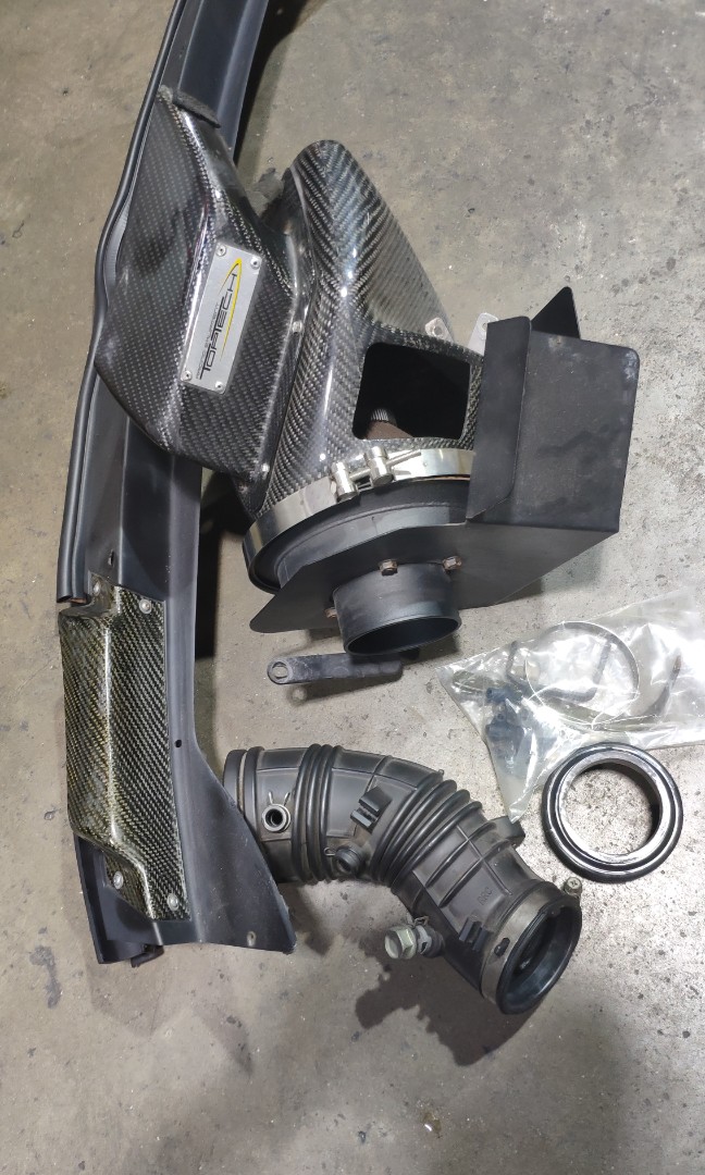 FD2r TopTech Carbon Fibre intake system (full set), Car Accessories ...