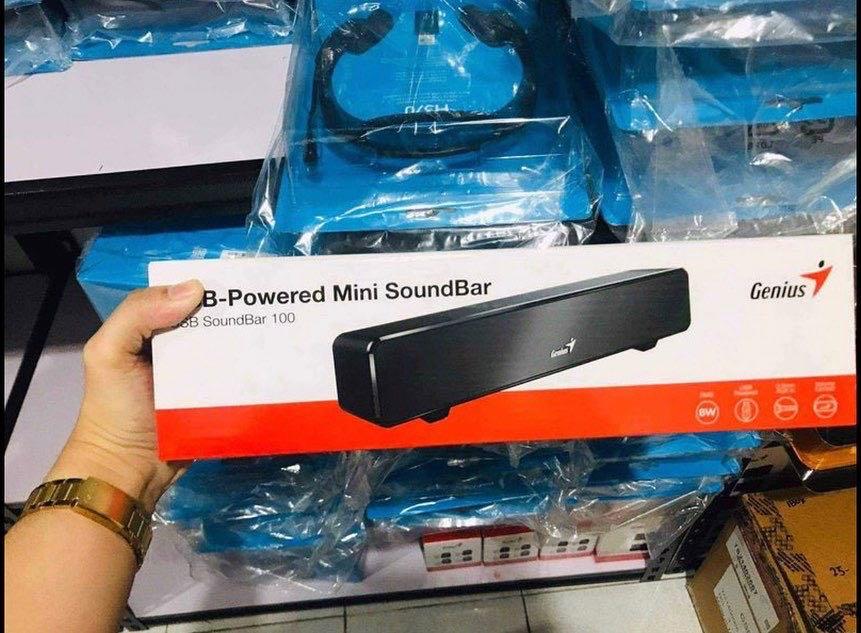 Genius Mini Soundbar 100 Speaker USB Black, Audio, Soundbars, Speakers ...