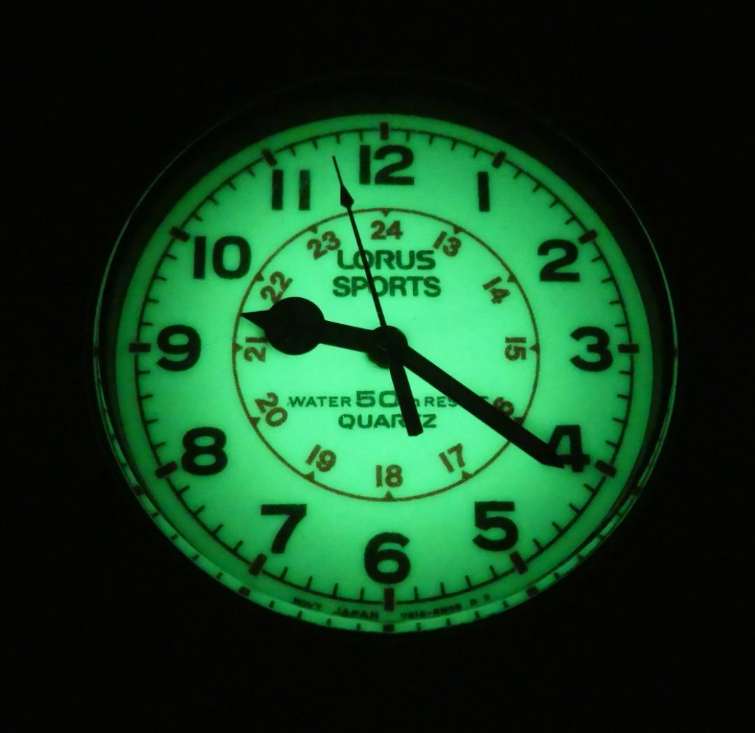 GLOW Lumibrite Lorus Seiko Quartz Wrist Watch, Luxury, Watches on Carousell