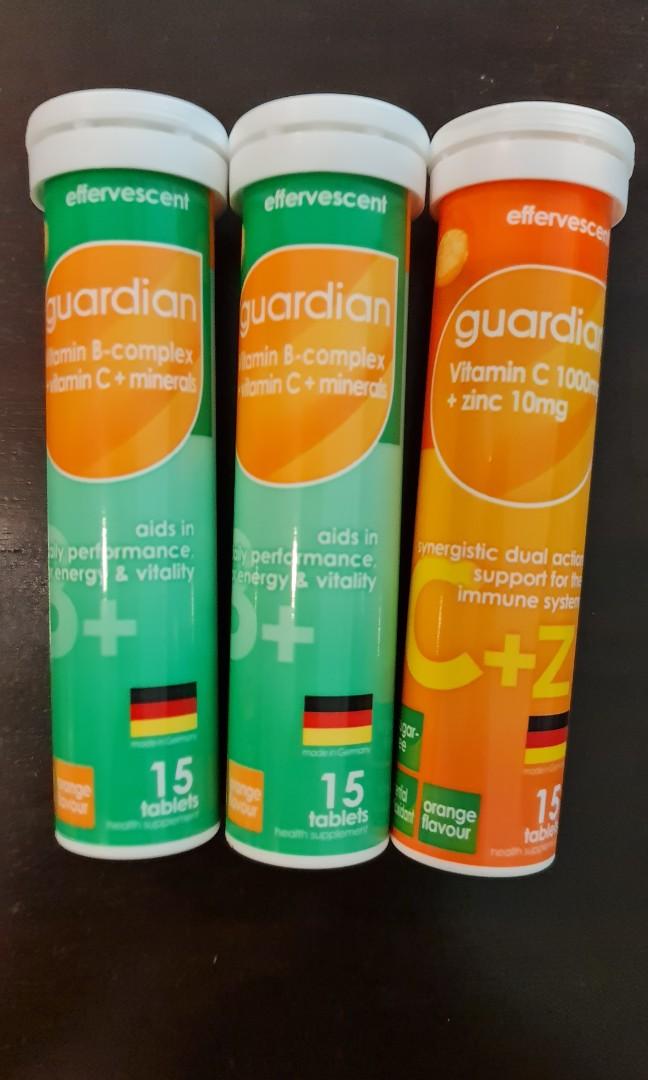 Guardian Effervescent Tablets, Health & Nutrition, Health Supplements ...